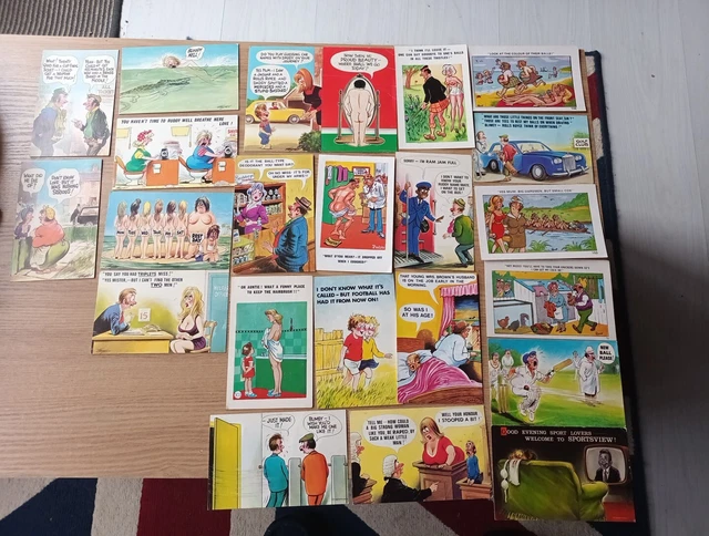VINTAGE BAMFORTH POSTCARDS - Saucy 60s-70s Seaside Comic - Collection X ...