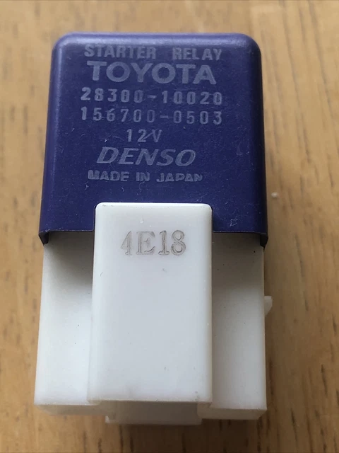 GENUINE TOYOTA DENSO 12V 4 Pin Starter Relay 28300-10020 156700-0503 £8 ...