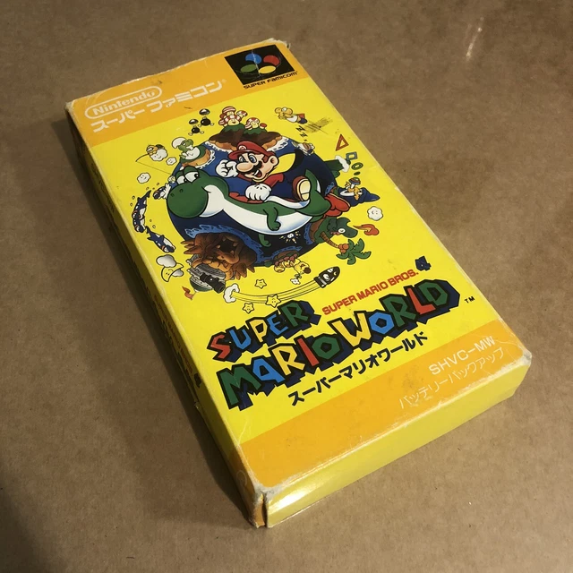 CIB SFC WITH Map Super Mario World Super Famicom SNES Japan import ...