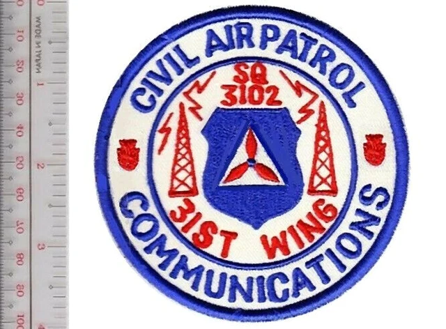 US CIVIL AIR Patrol Pennsylvania CAP Squadron 3102 31e Escadre patch ...