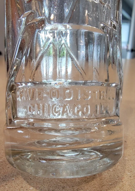 VINTAGE CHICAGO ILLIONOIS IL FIVE-O Crown Top Soda Bottle $23.88 ...