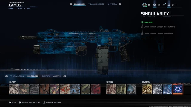 COD BLACK OPS 7 Singularity Unlocked | Hand Grinded 30/30 Mastery Camo ...