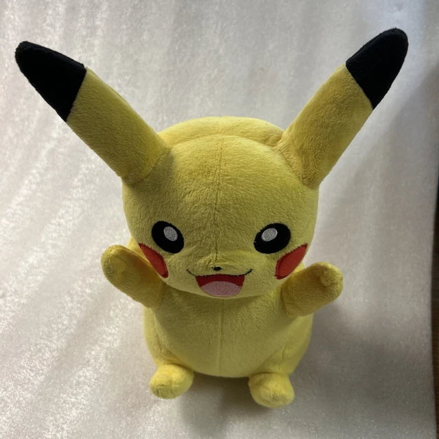 POKEMON PIKACHU STUFFED Toy Tomy Battery Operated Approx. 11" Tall ...