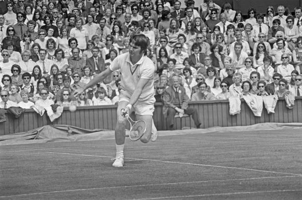 JIMMY CONNORS AT Wimbledon Lawn Tennis Championships UK,1972 OLD PHOTO ...