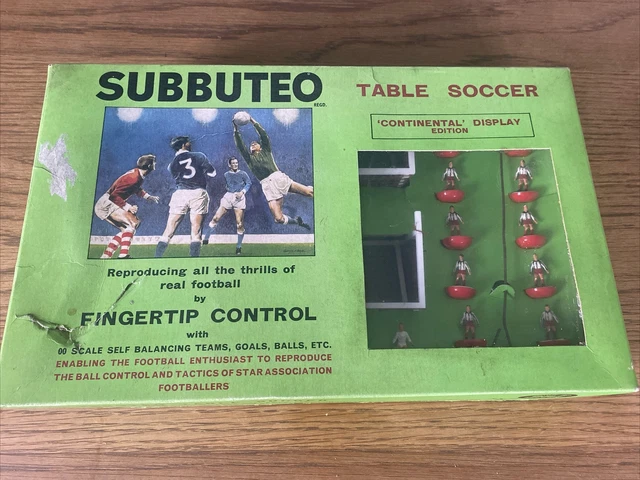 GIOCO CALCIO TAVOLO SUBBUTEO: Vintage Continental Display Edition EUR ...