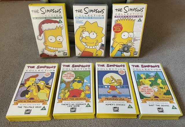 THE SIMPSONS COLLECTION VHS x 7 - Christmas Special SEALED! £23.99 ...