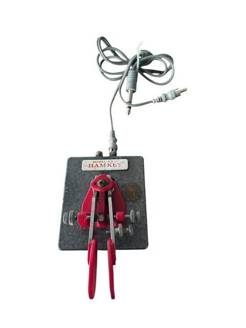 HAM RADIO CENTER Model HK-1 Ham-Key Iambic Paddle Key for CW Morse Code ...