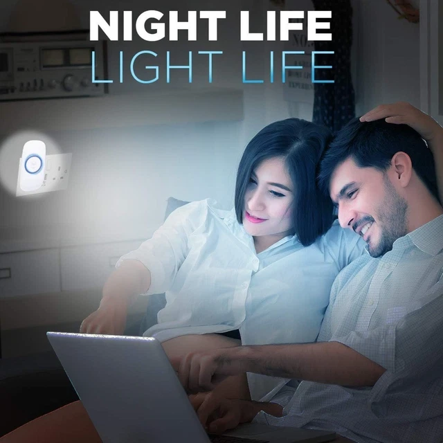 MOTION SENSOR NIGHT Light, Plug in Motion Detector (4908) £7.95 ...