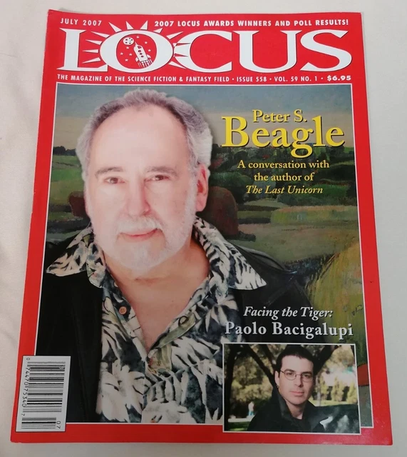 MAGAZINE - LOCUS Issue #558 July 2007 Peter S Beagle Paolo Bacigalupi ...