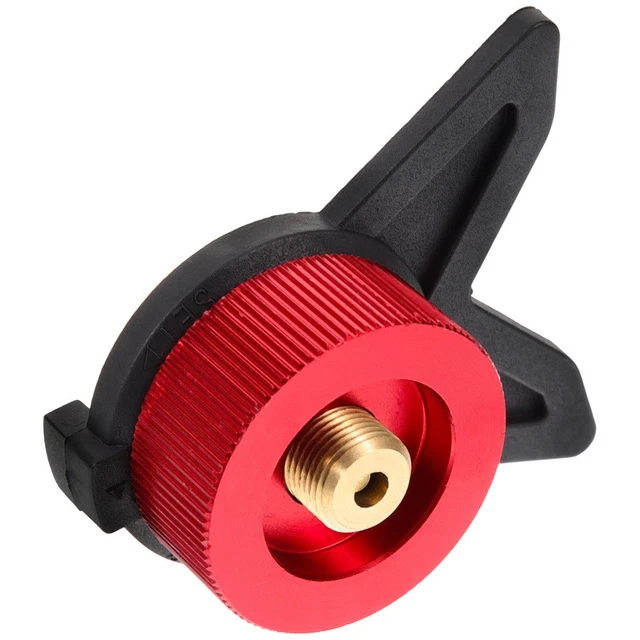 GAS TANK ADAPTER To Propane Converter Brass For Camping Stove £8.89 ...