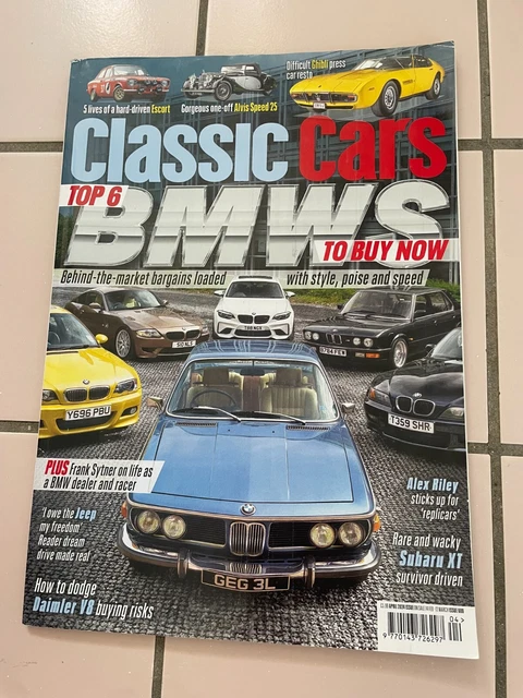 CLASSIC CARS APRIL 2024 Magazine. Bmw's To Buy $13.00 - PicClick AU