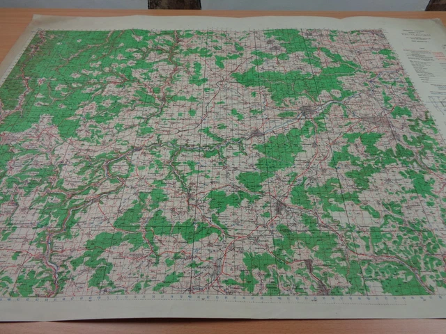 WW2 US ARMY map of GERMANY entitled "REUTLINGEN" (WAR & NAVY DEPARTMENT ...