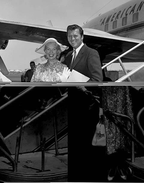 ACTOR GORDON MACRAE and his wife as they arrived aboard American A ...