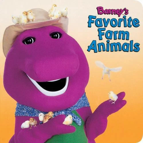 BARNEY: BARNEY'S FAVORITE Farm Animals by Scholastic, Inc; Lyrick ...