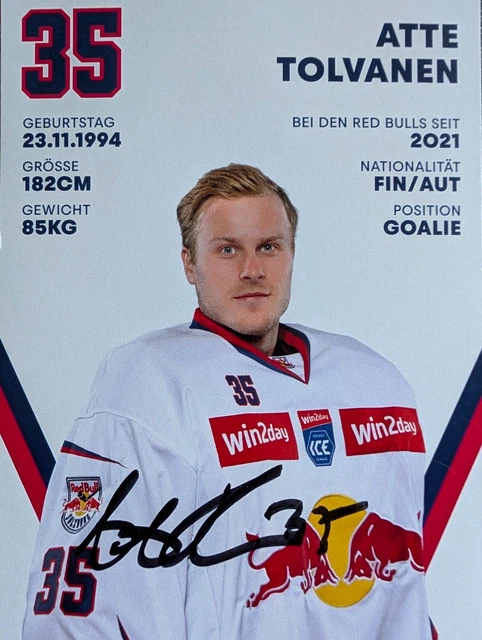 EC RED BULL Salzburg 2025/26 Autograph Card Ice Hockey DEL Atte ...