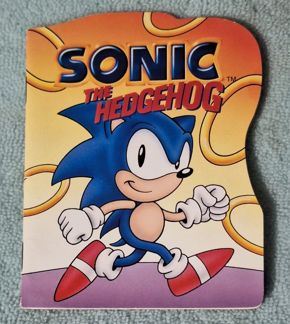 VINTAGE 1995 SEGA Sonic The Hedgehog Color Book Booklet, First Printing ...