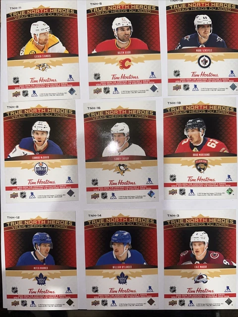 2025-26 UPPER DECK Tim Hortons True North Heroes Lot Of 9 $50.00 ...