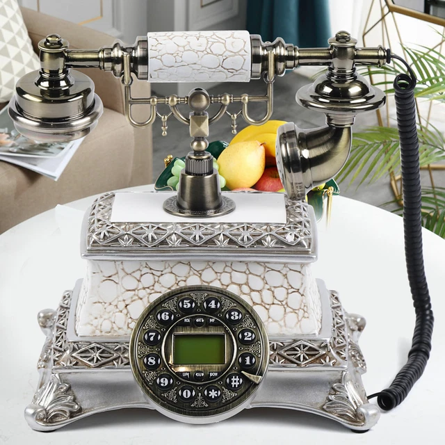 VINTAGE DESK DIAL Telephone Retro Classic Landline Phone Home Office ...