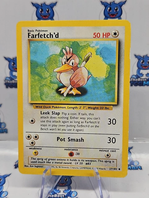 POKÉMON FARFETCH'D BASE Set 27/102 MP $1.40 - PicClick CA