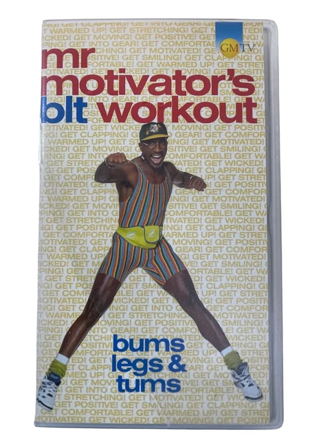 MR MOTIVATOR'S BLT Workout VHS 1993 GMTV Fitness Exercise Vintage Retro ...