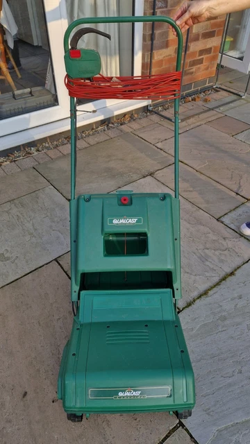 QUALCAST CONCORDE XR35 Electric Lawnmower Fully Working inc Grassbox £ ...