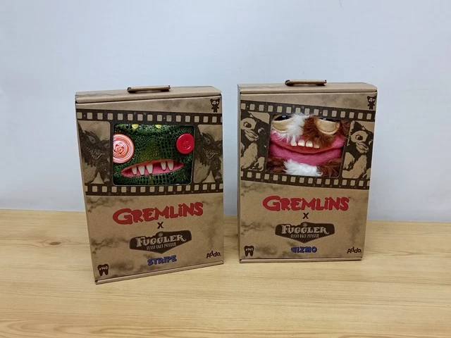 FUGGLER X GREMLINS Gizmo and Stripe Handheld Plush Monster Fugglers ...