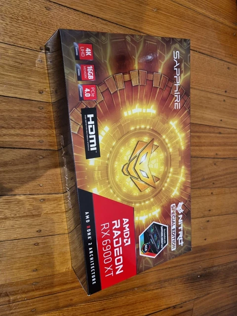 AMD RADEON RX 6900 XT Sapphire Nitro Special Edition GPU Graphics Card ...