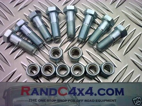 RANGE ROVER P38 Front Prop shaft Nut & Bolt Set PB8 £10.99 - PicClick UK