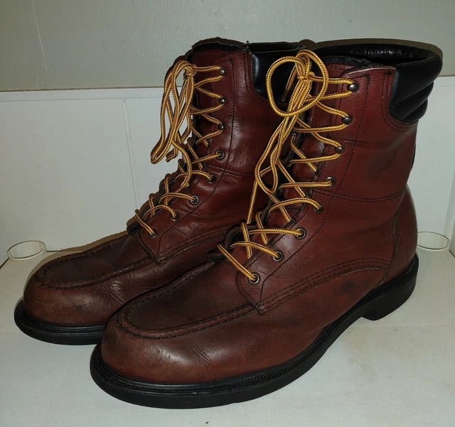 RED WING WORK Boots Made In USA Men’s 14B ASTM F 2892-11 EH Super Sole ...