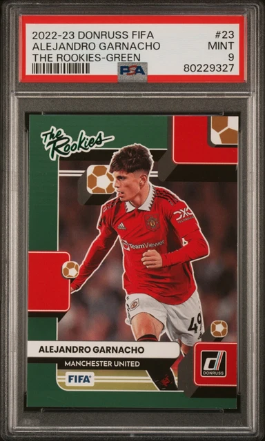 2022-23 DONDRUSS FIFA Alejandro Garnacho Rookie PSA verde EUR 40,83 ...