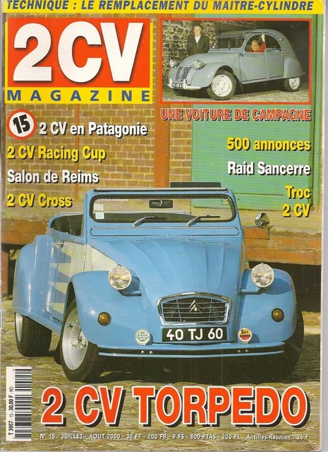 2CV MAGAZINE 15 Citroen 2Cv Torpedo Maitre Cylindre Citroen 2Cv Azlp ...