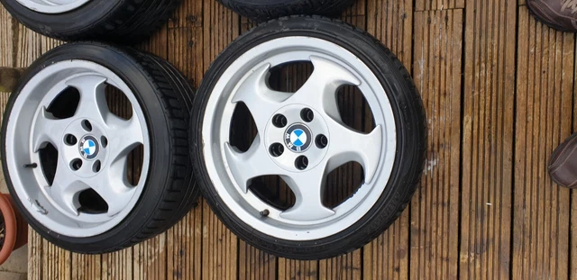 GENUINE BMW E34 M5 STAGGERED THROWING STARS RARE 8j/9j x 17 £1,536.70 ...