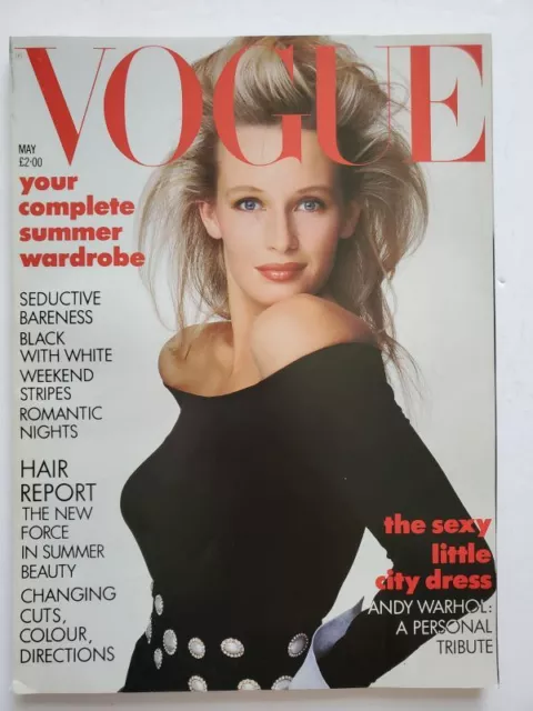 1987 Uk Magazine Vogue E Lefebure Cindy Crawford H Bonham Carter Talisa Soto £3167 Picclick Uk