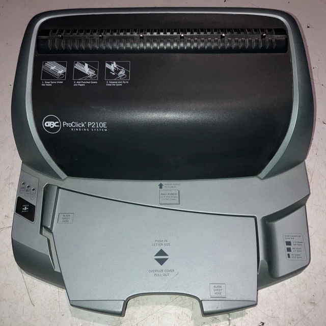 GBC PROCLICK P210E Binding System Machine Acco Electric Punch A+ ...