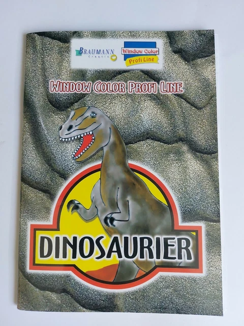 WINDOW COLOR DINOSAURIER auch als Malvorlage zum Kopieren EUR 1,11 ...