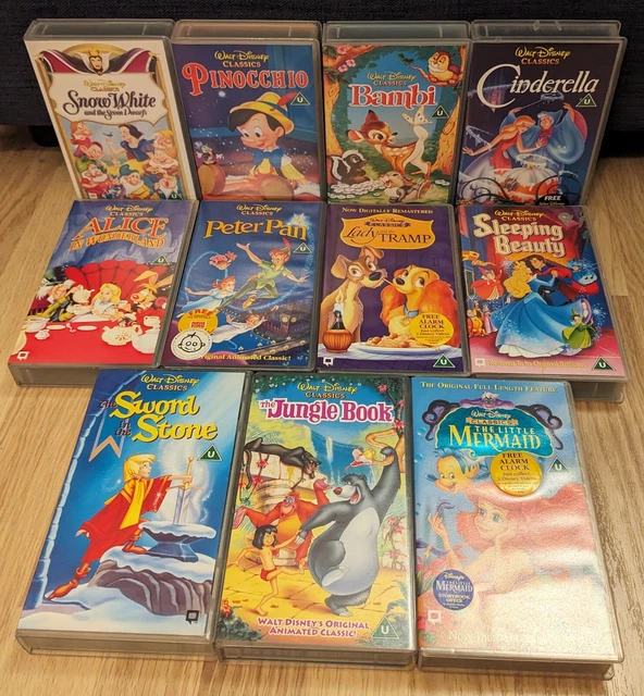 WALT DISNEY CLASSICS VHS Bundle x 11 - Disney Video Tape Collection £19 ...