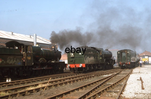 35MM RAILWAY SLIDE - Steam Locomotives 7822, 60800 & 60009 @ Crewe ...