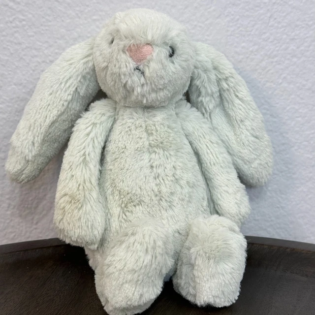 JELLYCAT BASHFUL MINT Green Bunny Rabbit Soft Stuffed Toy Animal Small ...