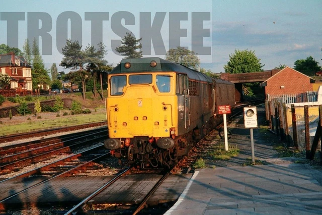 35MM SLIDE BR British Rail Diesel Loco Class 31 31425 Hereford 1989 ...