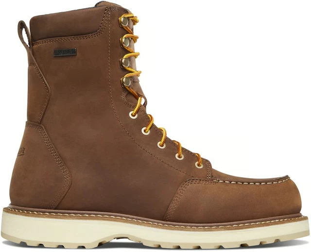 BROWN SAFETY WORK Boots Aluminum Toe Slip Resistant FREESHIP £90.85 ...