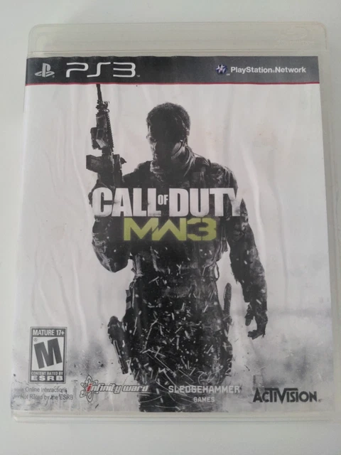CALL OF DUTY: Modern Warfare 3 (Sony PlayStation 3, 2011, solo ...