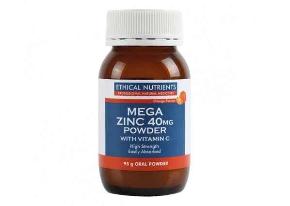 ETHICAL NUTRIENTS MEGAZORB Mega Zinc 40mg Powder Orange 95g £11.84 ...