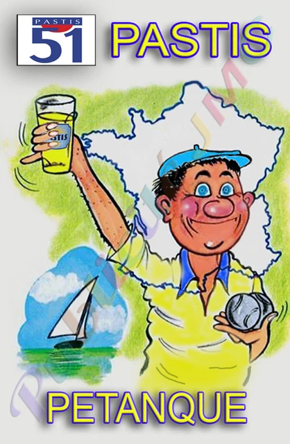 PÉTANQUE PASTIS 51 EUR 12,00 - PicClick FR