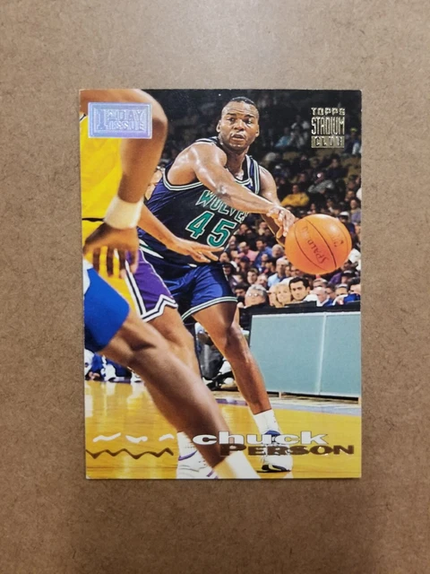 1993-94 STADIUM CLUB First Day Issue Chuck Person *MINNESOTA ...
