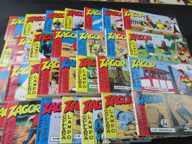 ZAGOR COLLANA LAMPO Iii° Serie 1964 1/52 - Ristampa Anastatica ...