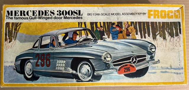 FROG 1/24 #F705 Mercedes 300SL Gullwing Model Kit Read DESCRIPTION Rare ...