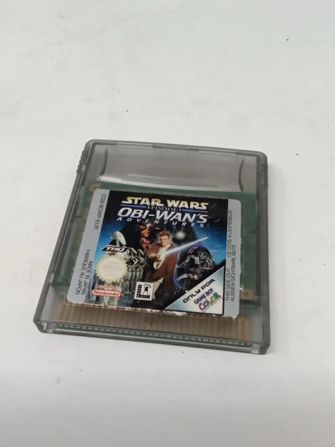 STAR WARS OBI Wan's Adventures Gameboy Color Exclusive Game Cartridge ...