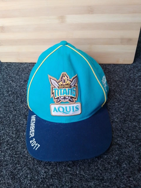 NRL GOLD COAST Titans Multicoloured Member 2017 Hat Cap Rugby Supporter ...
