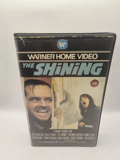 THE SHINING VHS - Pre Cert Big Box Warner Bros Edition (Original Case ...