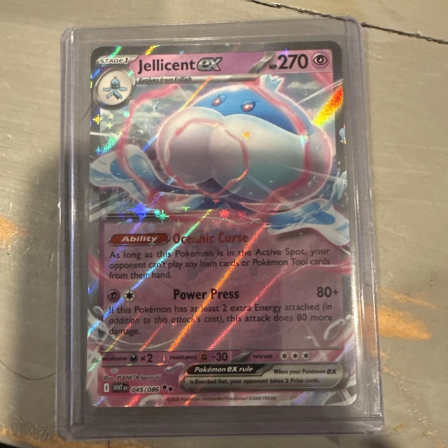 JELLICENT EX 045/086 SV: White Flare Double Rare - NM English £4.38 ...